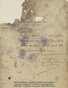 The slavery registers of the French colonial empire listed as UNESCO ...