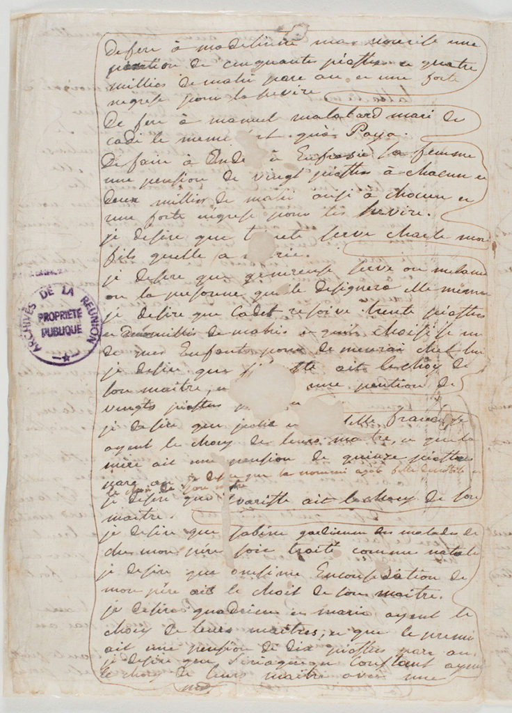 ‘Trustworthy’ slaves and their masters on Bourbon island in the 19th ...